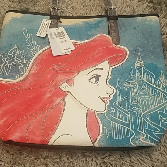 Loungefly | Bags | Nwt Ariel Little Mermaid Profile Tote Disney | Poshmark